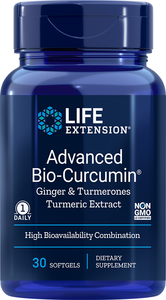 Advanced Bio-Curcumin, Ginger, Turmerones, 30 softgels | Life Extension