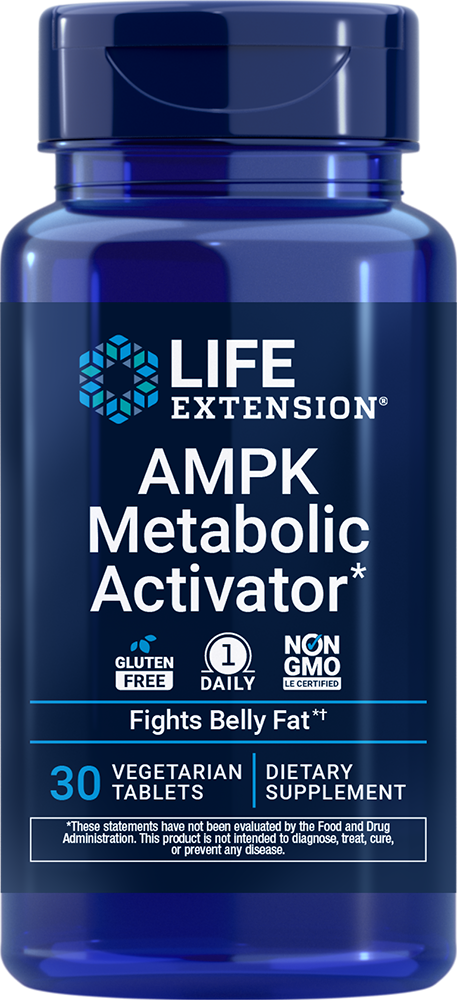 AMPK Metabolic Activator, 30 vegetarian tablets | Life Extension