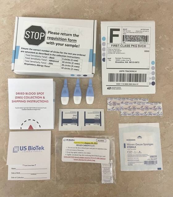 Food Sensitivity Panel - Advanced IgG (240 Foods) Finger Stick Test ...