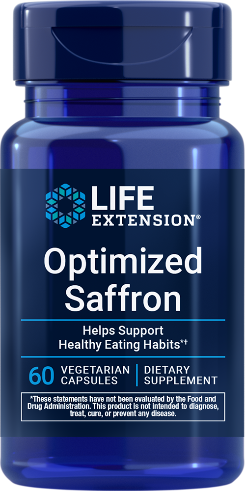 Optimized Saffron, 60 capsules - Life Extension