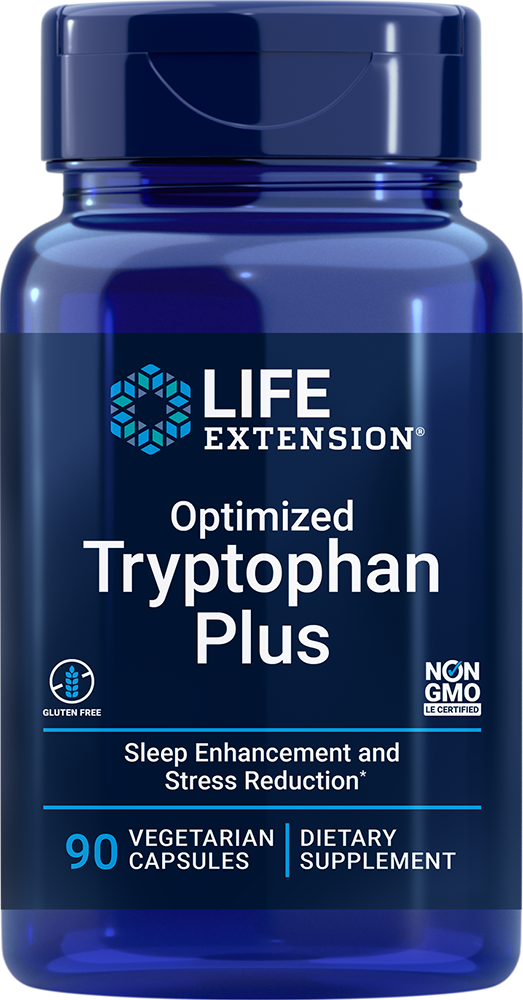 Optimized Tryptophan Plus, 90 vegetarian capsules - Life Extension