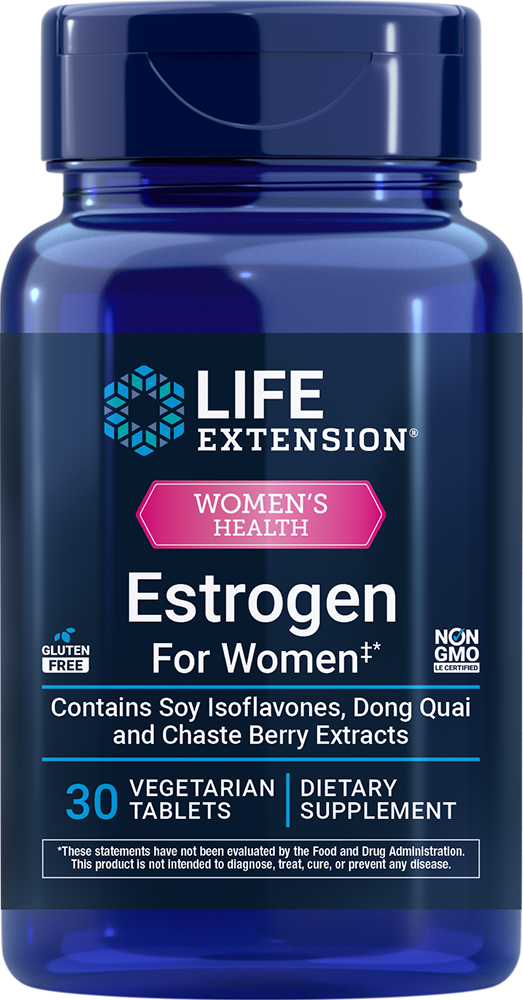 Estrogen for Women, 30 vegetarian tablets - Life Extension