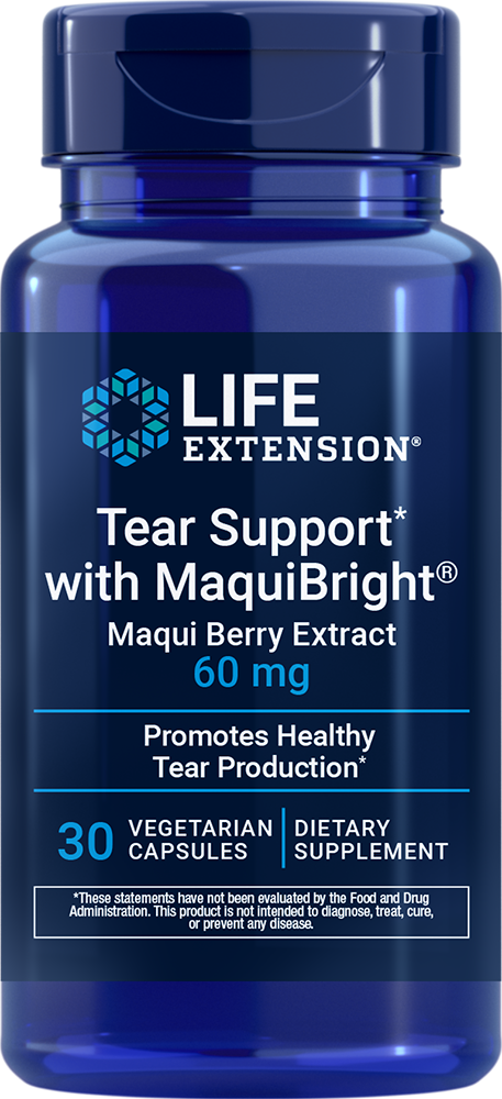 Tear Support with MaquiBright, 60 mg, 30 caps. . Maqui Berry Extract ...