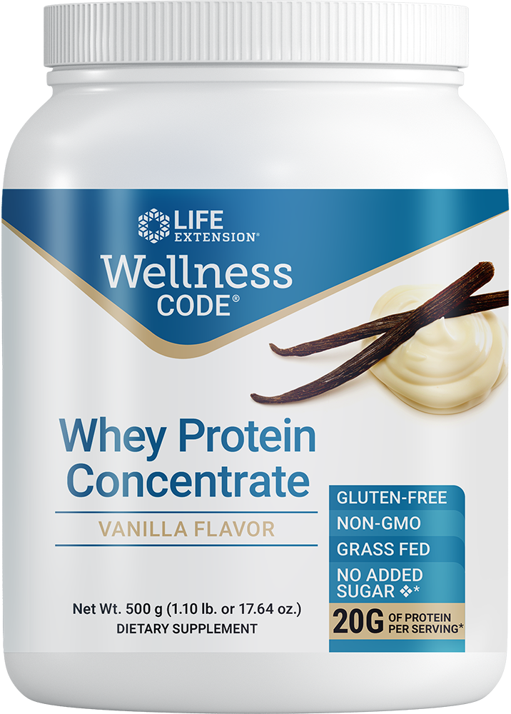 Wellness Code® Whey Protein Concentrate (Vanilla), 500 grams - Life ...