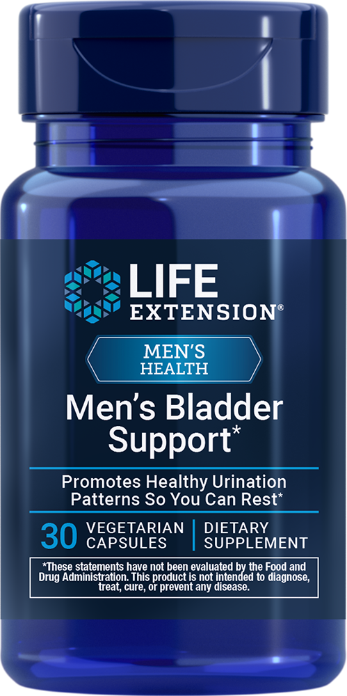 Men's Bladder Control, 30 vegetarian capsules - Life Extension