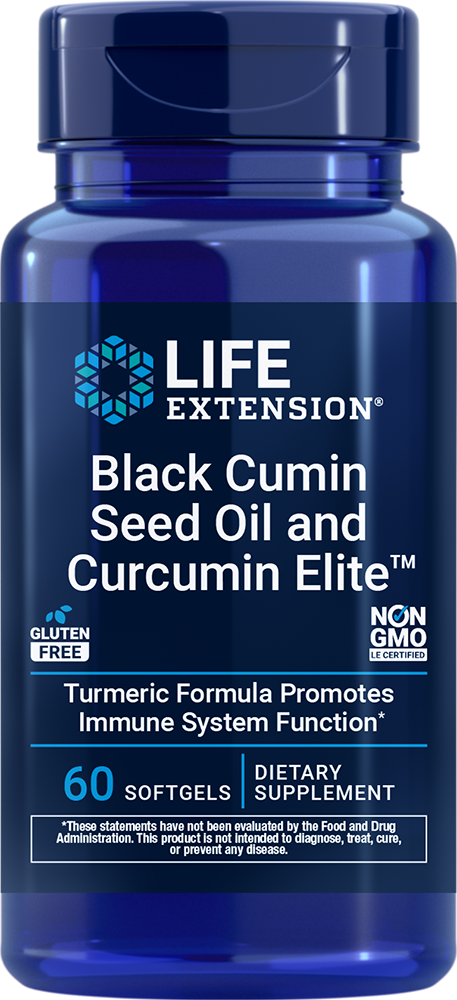 Black Cumin Seed Oil with Curcumin Elite™, 60 softgels - Life Extension
