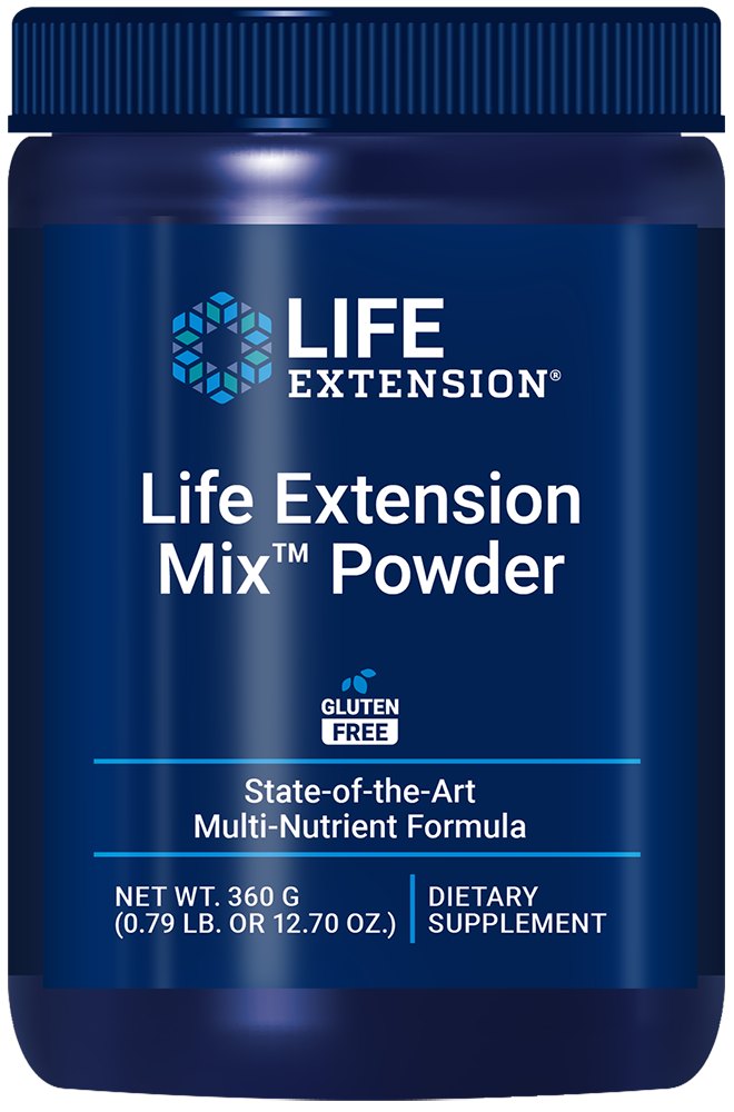 Life Extension Mix™ Powder, Net Wt. 360 g (0.79 lb or 12.70 oz) - Life ...