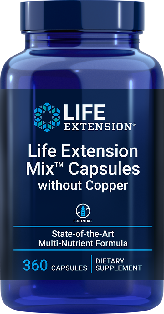 Life Extension Mix™ Capsules without Copper, 360 capsules - Life Extension