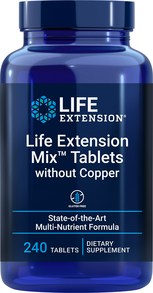 Life Extension Mix™ Tablets without Copper, 240 tablets - Life Extension