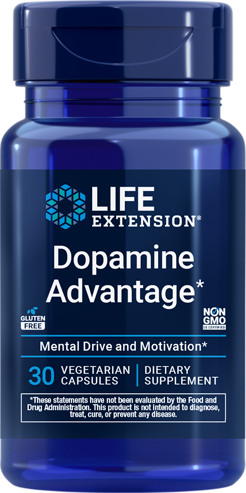Dopamine advantage, 60 vegetarian capsules - Life Extension