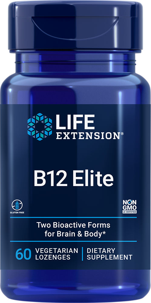 B12 Elite, 60 vegetarian lozenges - Life Extension