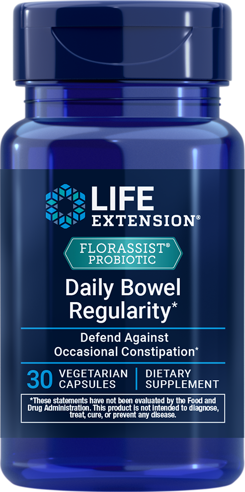 FLORASSIST® Probiotic Daily Bowel Regularity, 30 vegetarian capsules ...