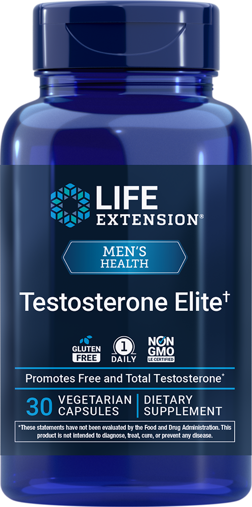 Testosterone Elite Supplement, 30 capsules - Life Extension