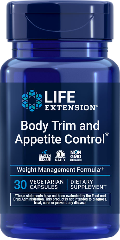 Body Trim & Appetite Control, 30 vegetarian capsules - Life Extension