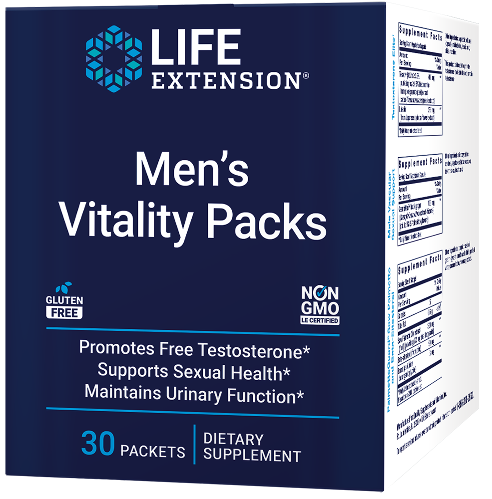 Men's Vitality Packs, 30 packets - Life Extension