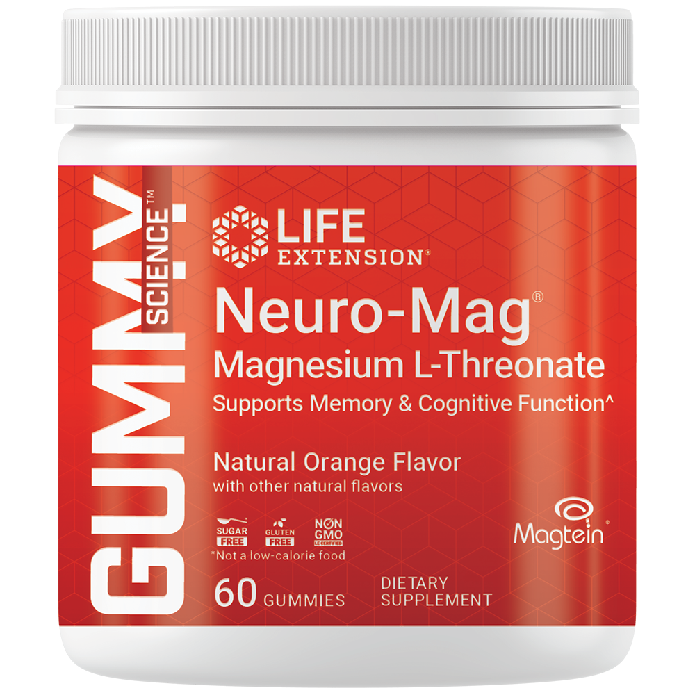 Neuro Mag Magnesium L-Threonate, 60 gummies - Life Extension