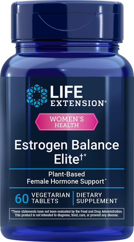 Estrogen Balance Elite, 60 vegetarian tablets - Life Extension