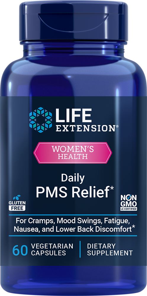 Daily PMS Relief, 60 vegetarian capsules - Life Extension