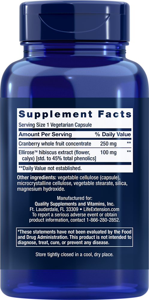 Optimized Cran-Max®, 60 vegetarian capsules - Life Extension