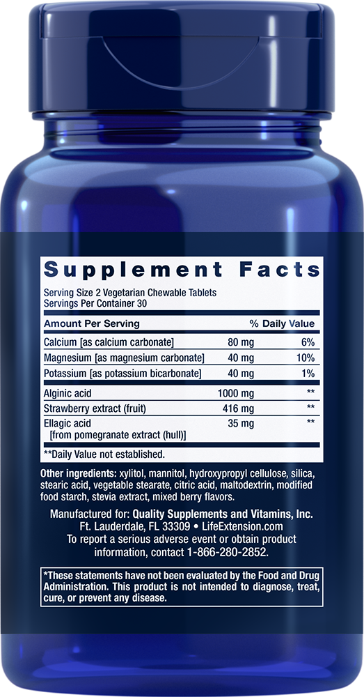 Esophageal Guardian, 60 chewable tablets - Life Extension