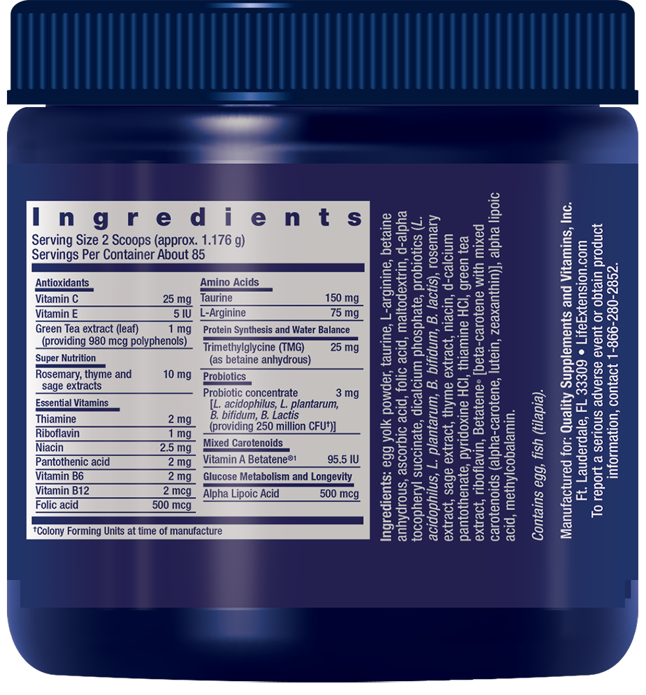 Cat Mix. Nutrient Powder, 100 grams - Life Extension