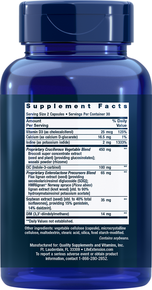 Breast Health Formula, 60 capsules - Life Extension