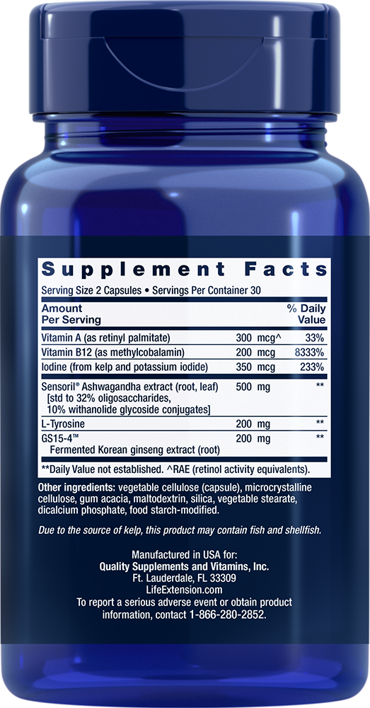 Thyroid Support Complex, 60 capsules - Life Extension