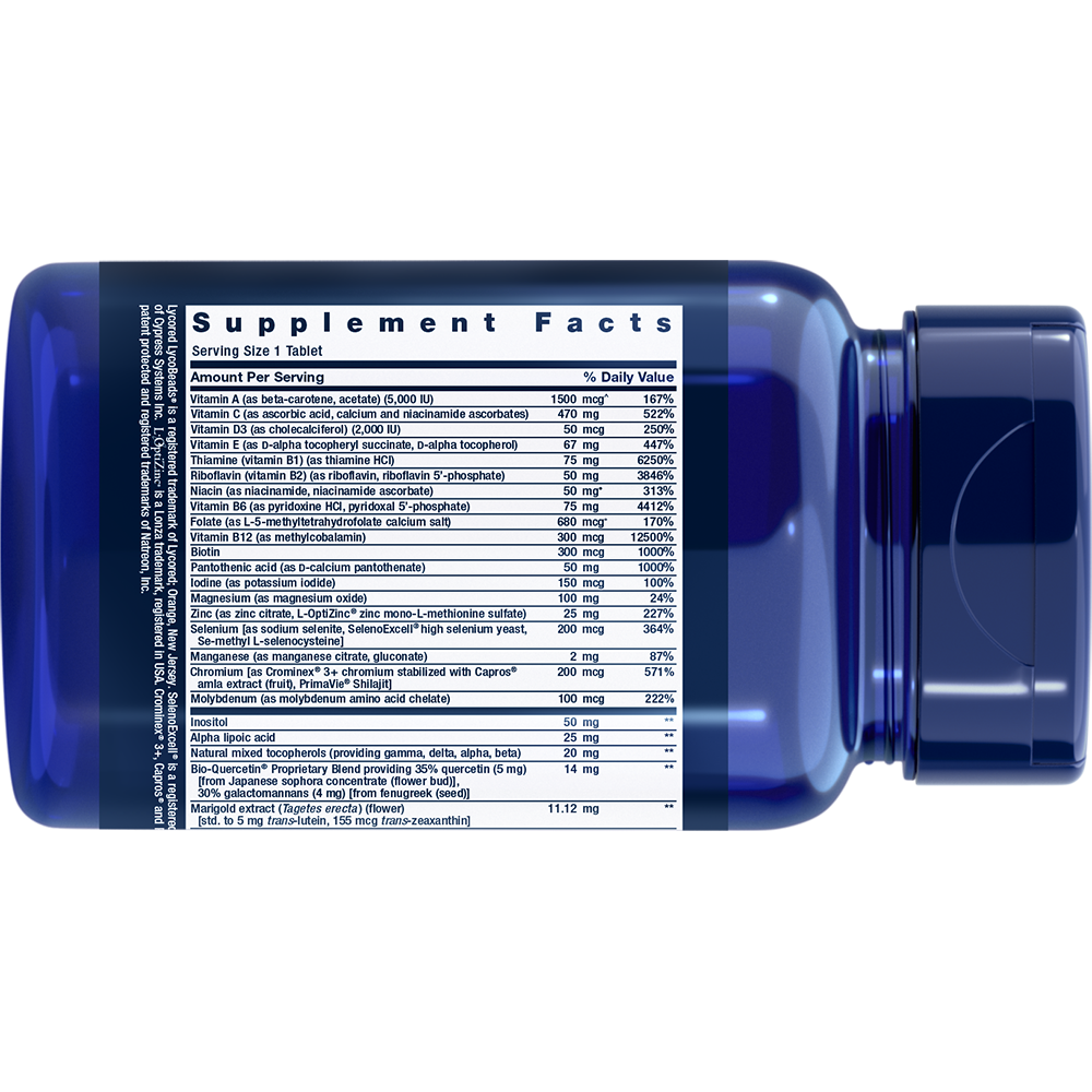 One-Per-Day Multivitamin, 60 tablets - Life Extension