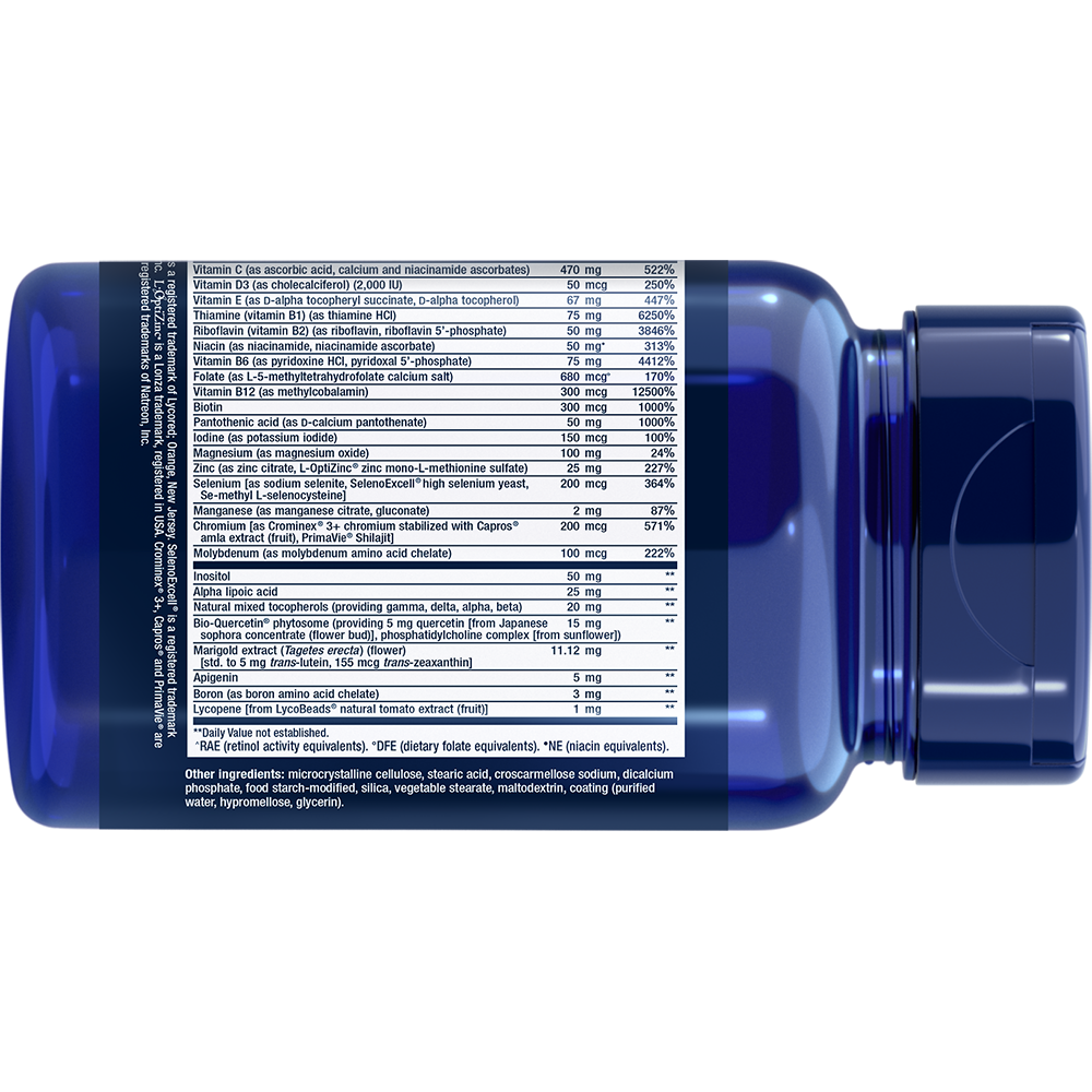 Two-Per-Day Tablets. Multivitamin, 120 tablets. - Life Extension