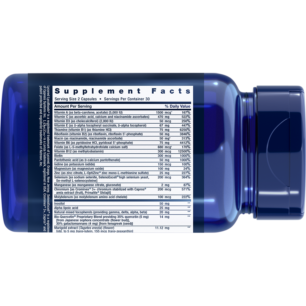 Two Per Day Multivitamin, 60 capsules - Life Extension