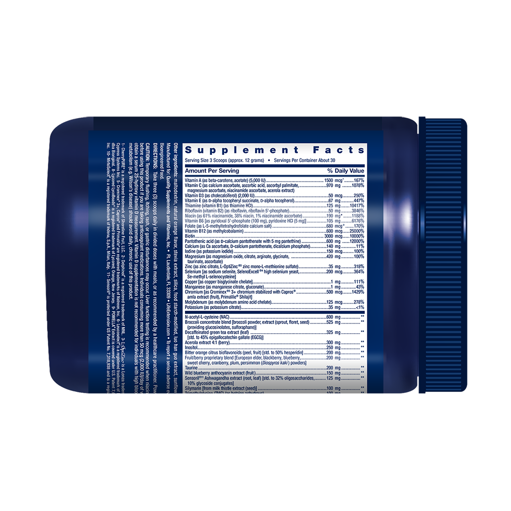 Life Extension Mix™ Powder, Net Wt. 360 g (0.79 lb or 12.70 oz) - Life ...