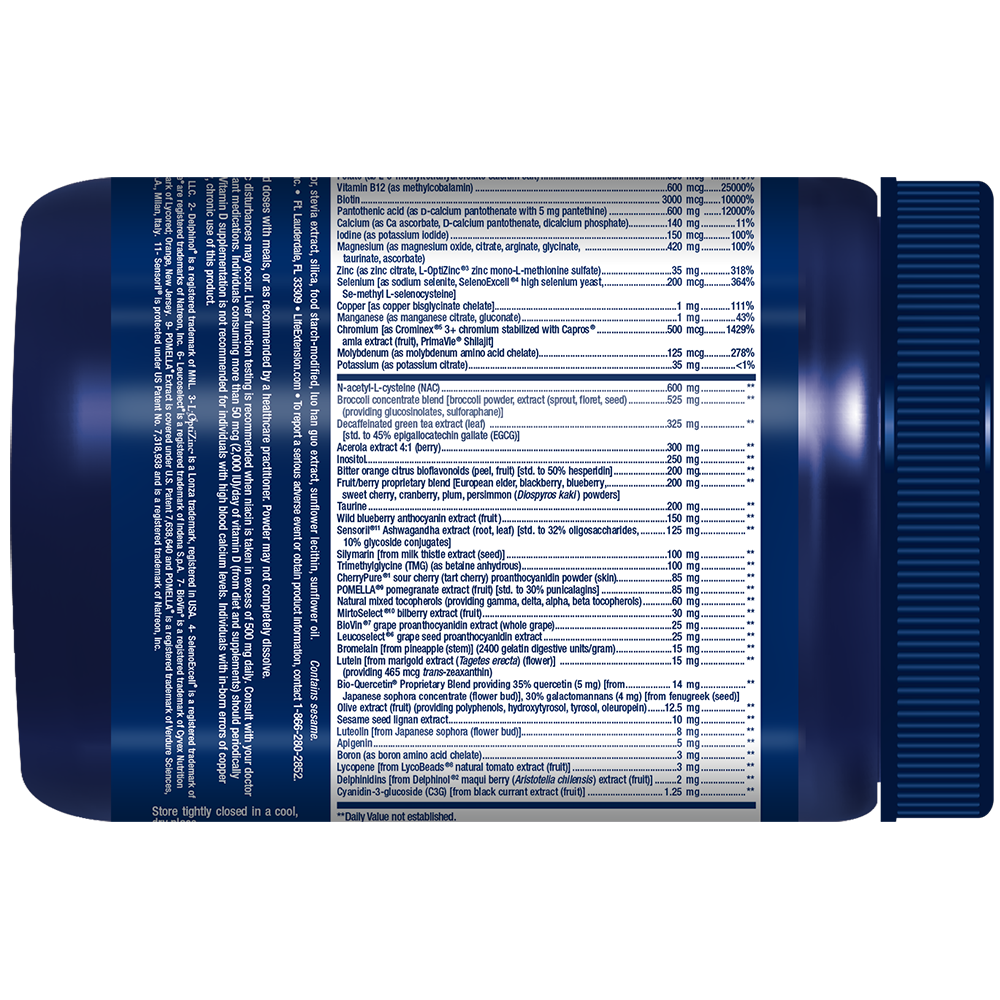 Life Extension Mix™ Powder, Net Wt. 360 g (0.79 lb or 12.70 oz) - Life ...