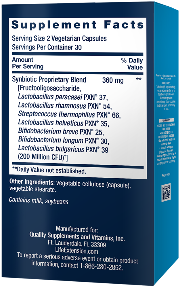 Prebiotic and Probiotic Liver Restore, 60 caps - Life Extension