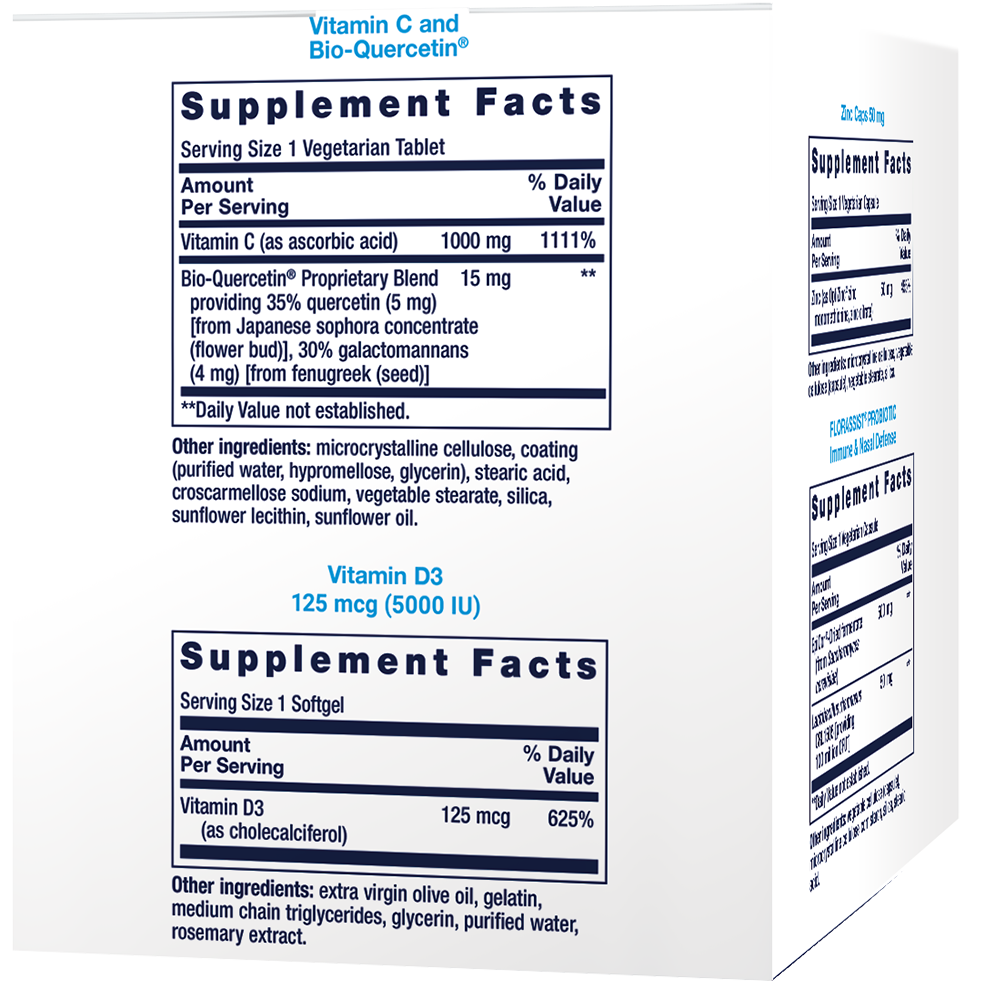 Immune Packs with Vitamin C & D, Zinc and Probiotic, 30 Packs - Life ...