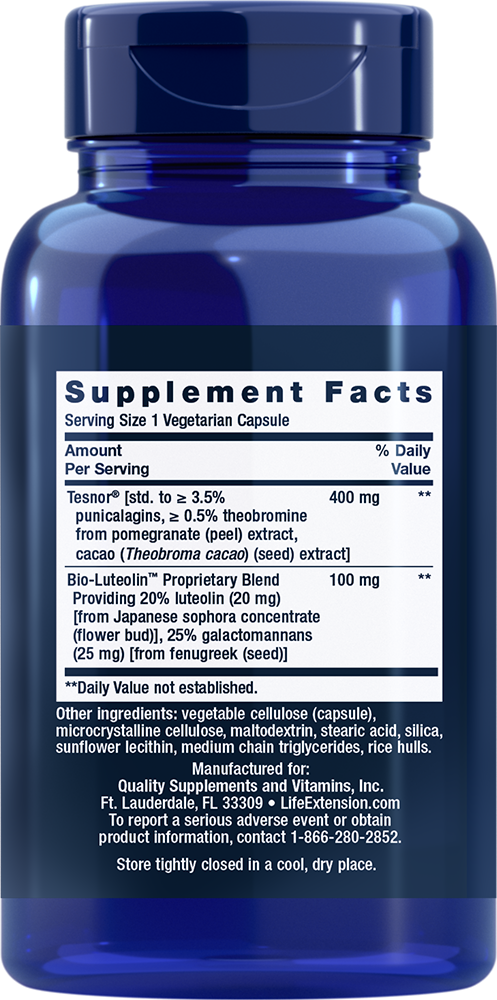 Testosterone Elite Supplement, 30 capsules - Life Extension