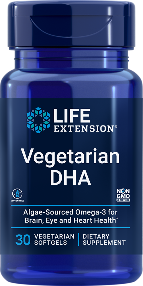 Vegetarian DHA, 30 softgels | Life Extension