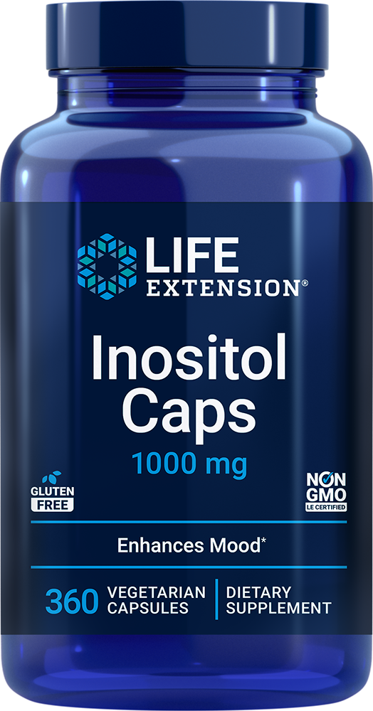 Inositol Caps, 1000 mg 360 capsules | Life Extension